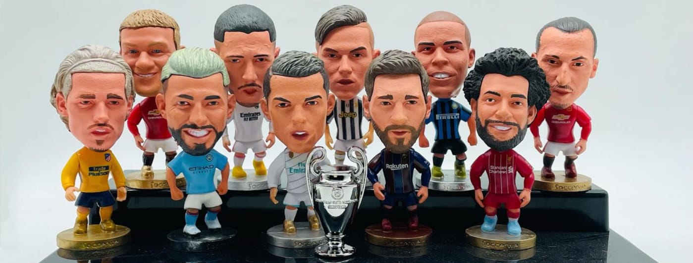 Soccerwe - Figurines de Futbolistas Famosos Coleccionables